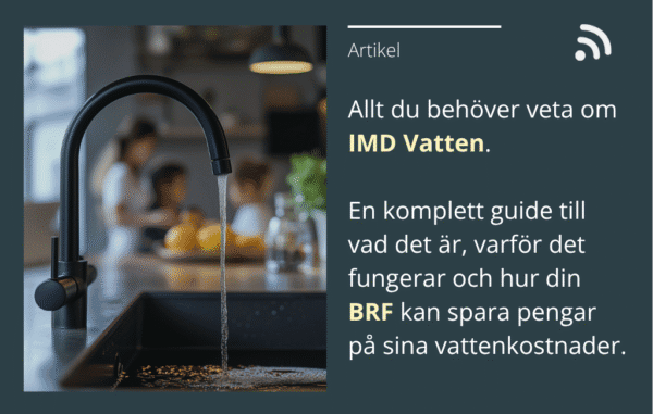 IMD-vatten - En komplett guide om IMD-vatten för din BRF